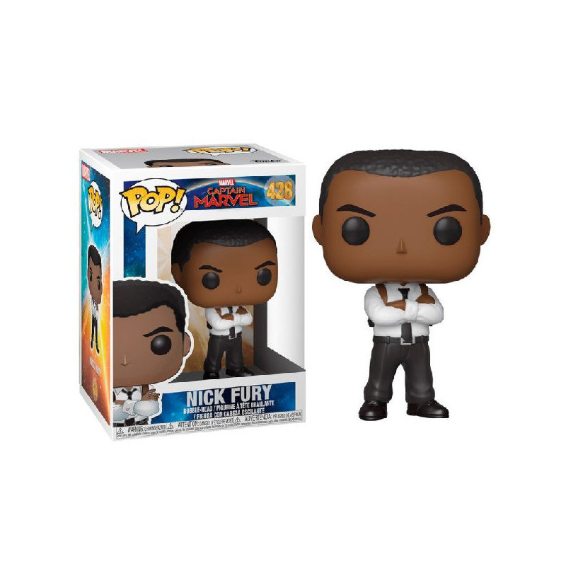 Funko Pop Nick Fury Nº428 Capitana Marvel - Figura Coleccionable | El ...