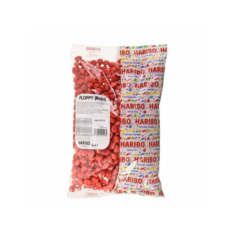 Comprar Bolsa de 2kg de Golosinas Haribo Floppy | hipergol.com
