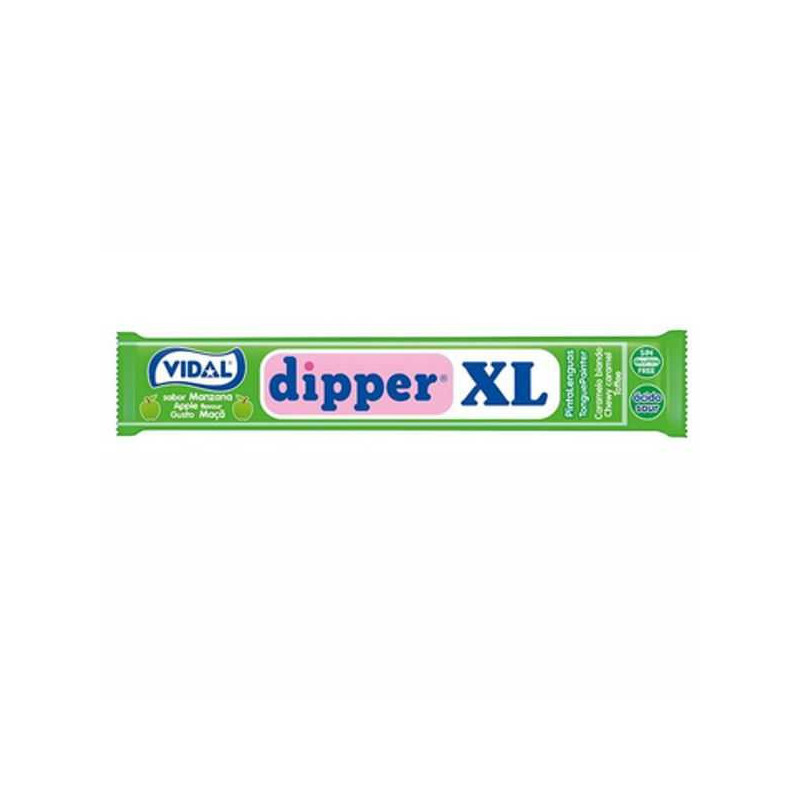 Caramelo Masticable Dipper XL Manzana - 100 Unidades | hipergol.com