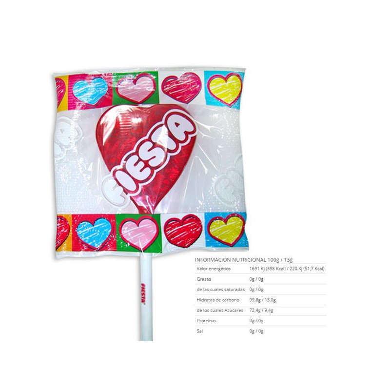 Piruleta Gigante Corazón Rellena de Piruletas en el Interior | hipergol.com