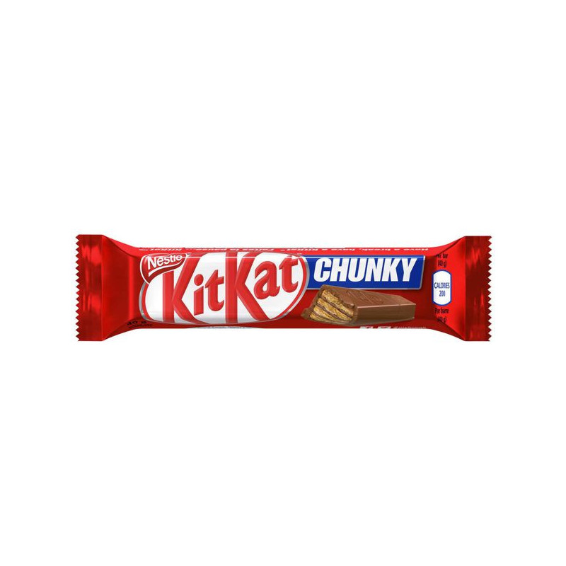 Kit-Kat Chunky 40gr - 24 unidades - ¡Disfruta el sabor de tu chocolate ...