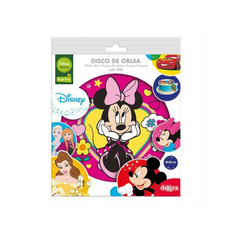 Disco oblea minnie 20cm foil | hipergol.com