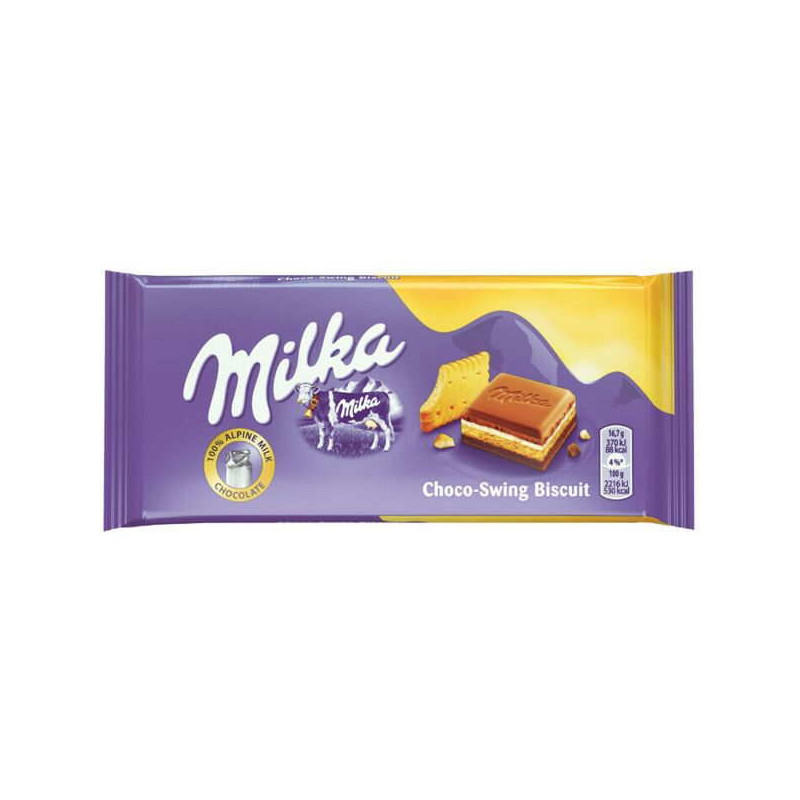 Milka choco swing galleta 100gr | hipergol.com