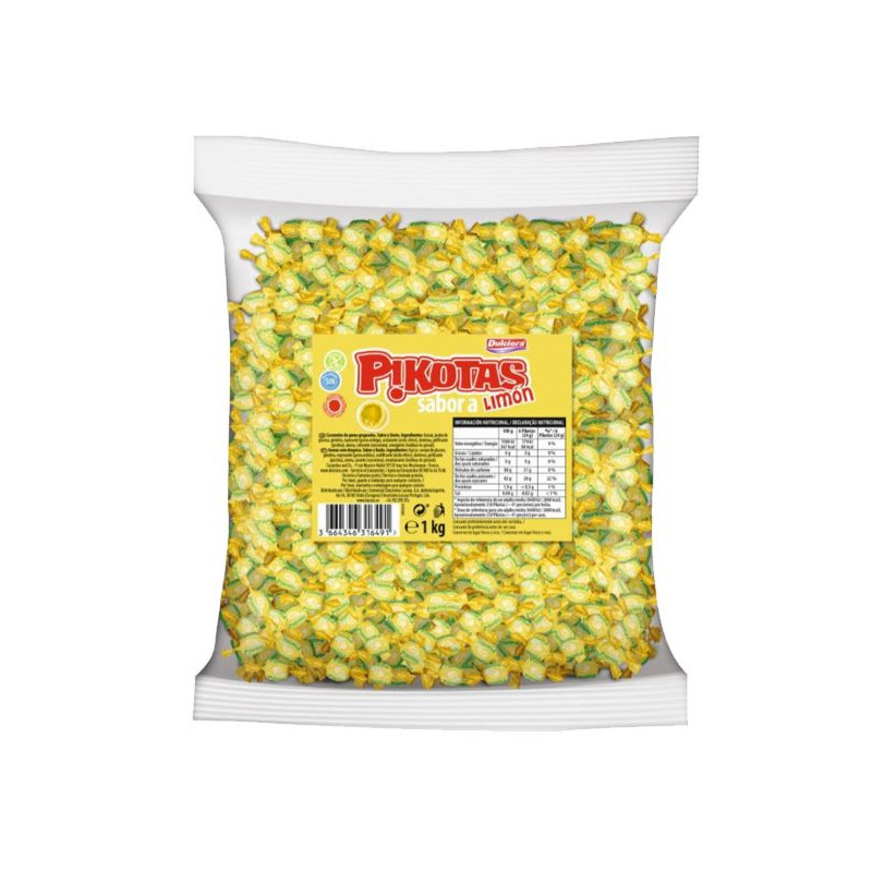 Pikotas Limón - Bolsa de 1kg - Deliciosas golosinas para compartir ...