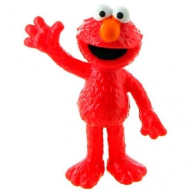 Figura de Elmo Barrio Sésamo: ¡Diviértete con el personaje favorito de ...