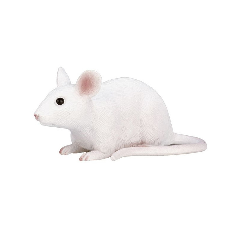 Figura de Ratón Blanco de 6.5cm: Detalles realistas y encanto en ...