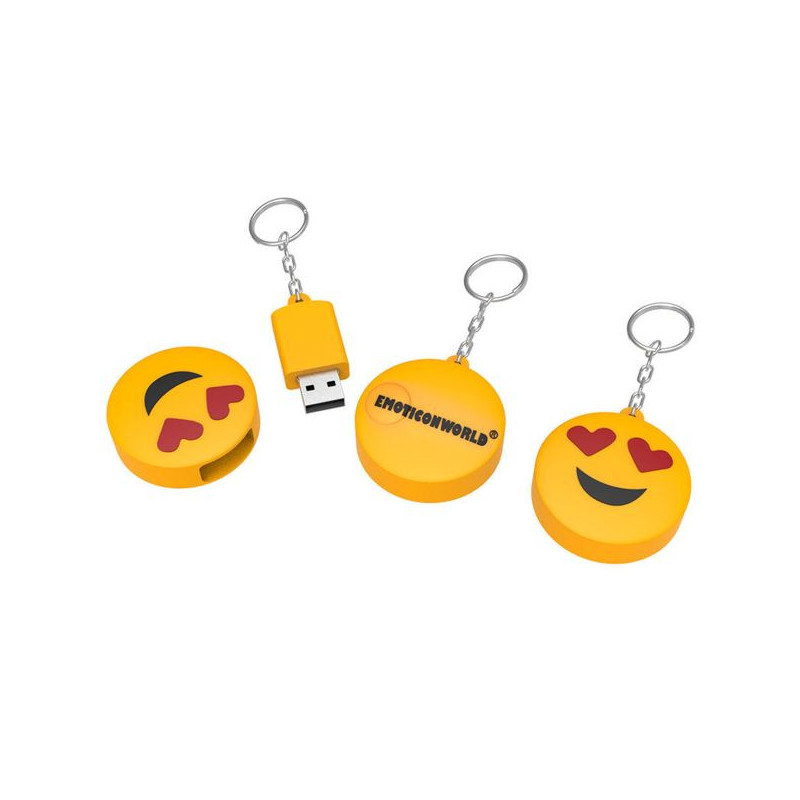 Memoria USB Emoji Ojos de Corazón 16 GB: diseño y funcionalidad ...