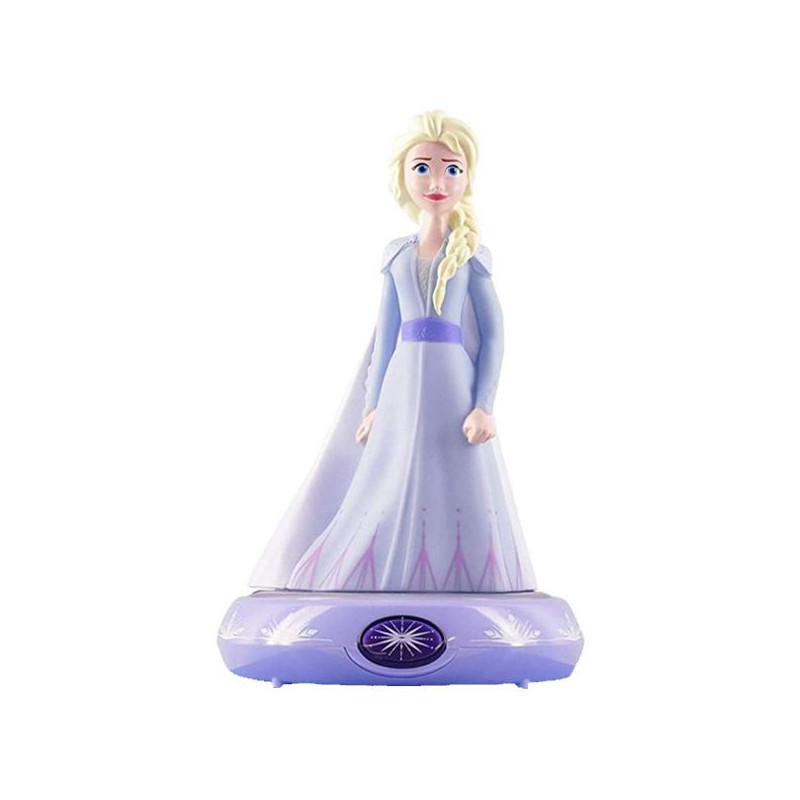 Lámpara 3D Elsa Frozen 2 oficial Disney para niños - hipergol.com