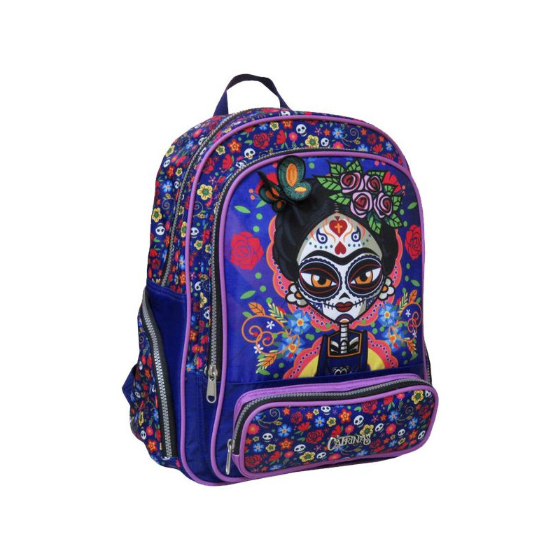 Mochila adaptable a trolley catrinas - matilda - hipergol.com