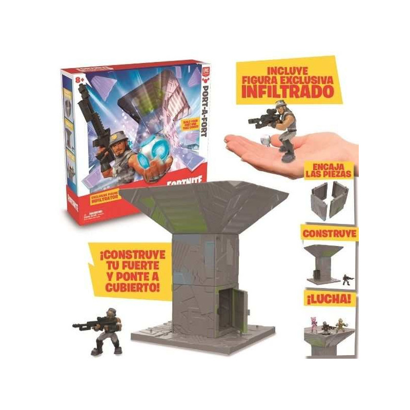 Fortnite - fort playset + 1 figuras - hipergol.com
