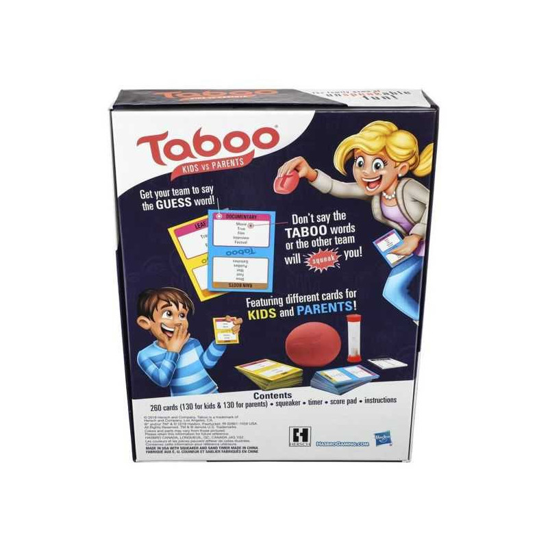 Juego taboo family hasbro - hipergol.com