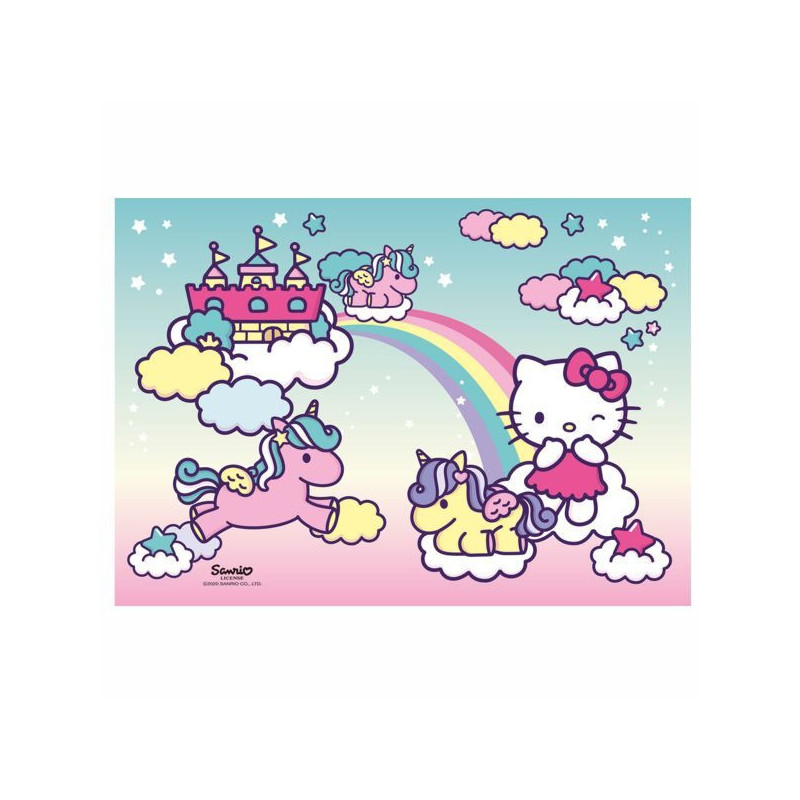 Diviértete con Nuestro Set de 2 Puzzles Hello Kitty de 20 Piezas ...