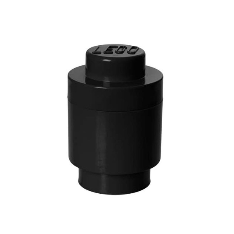 Caja lego negro redondo brick 4.6x9.2x4.3cm - hipergol.com