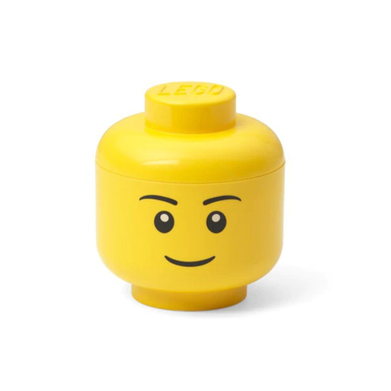Caja lego cabeza niño 10.2x10.2x11.5cm - hipergol.com
