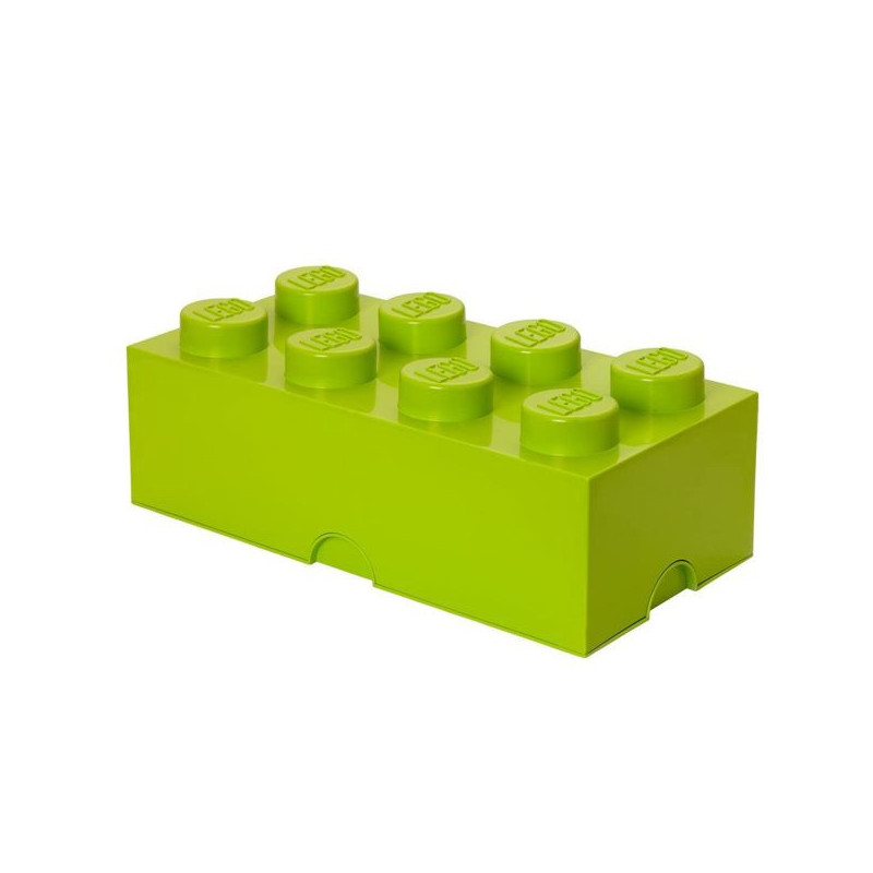 Caja lego ladrillo verde 50x25x18cm - hipergol.com