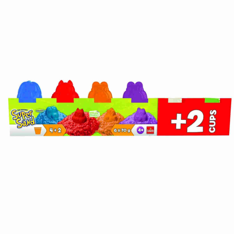 Super Sand 4+2 Botes - Diversión Colorida - hipergol.com