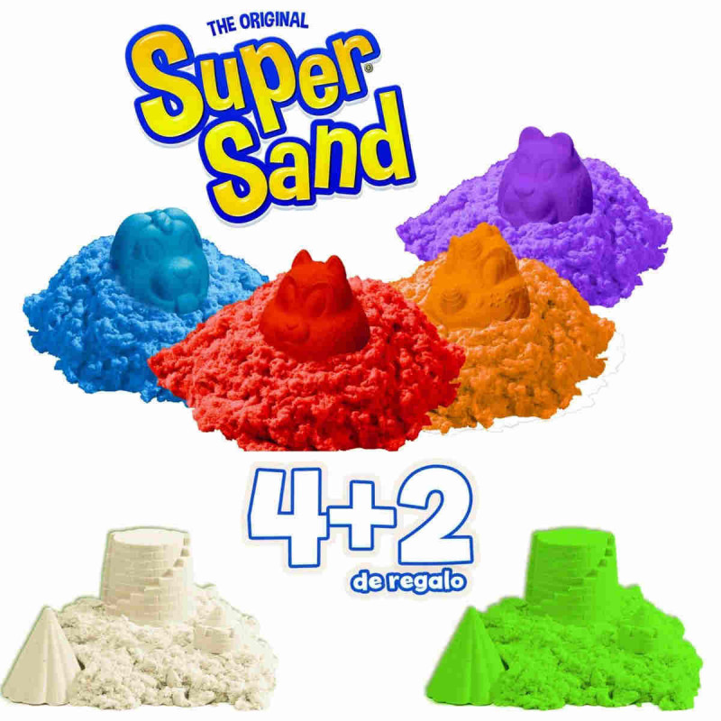 Super Sand 4+2 Botes - Diversión Colorida - hipergol.com