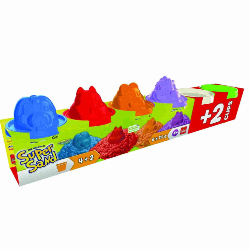 Super Sand 4+2 Botes - Diversión Colorida - hipergol.com