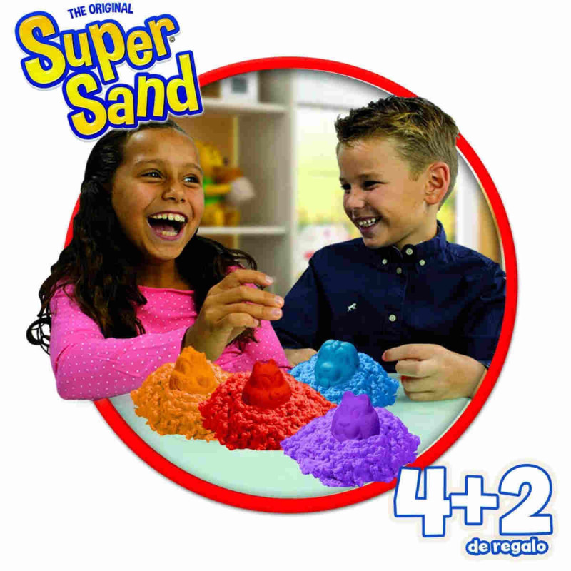 Super Sand 4+2 Botes - Diversión Colorida - hipergol.com