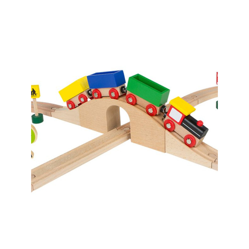 Tren de madera 30 piezas - hipergol.com