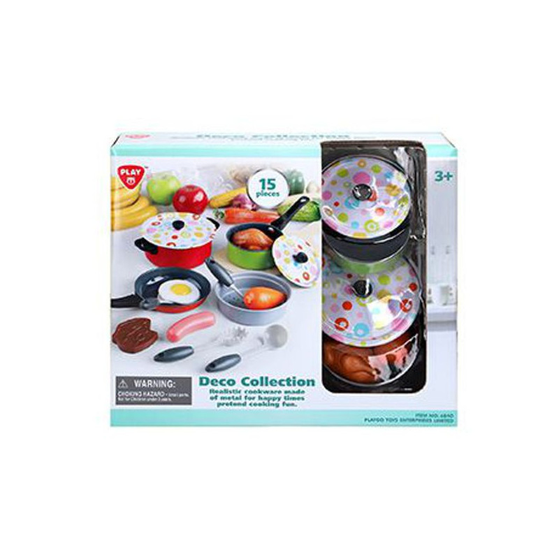 Set menaje cocina metal 15 piezas - hipergol.com