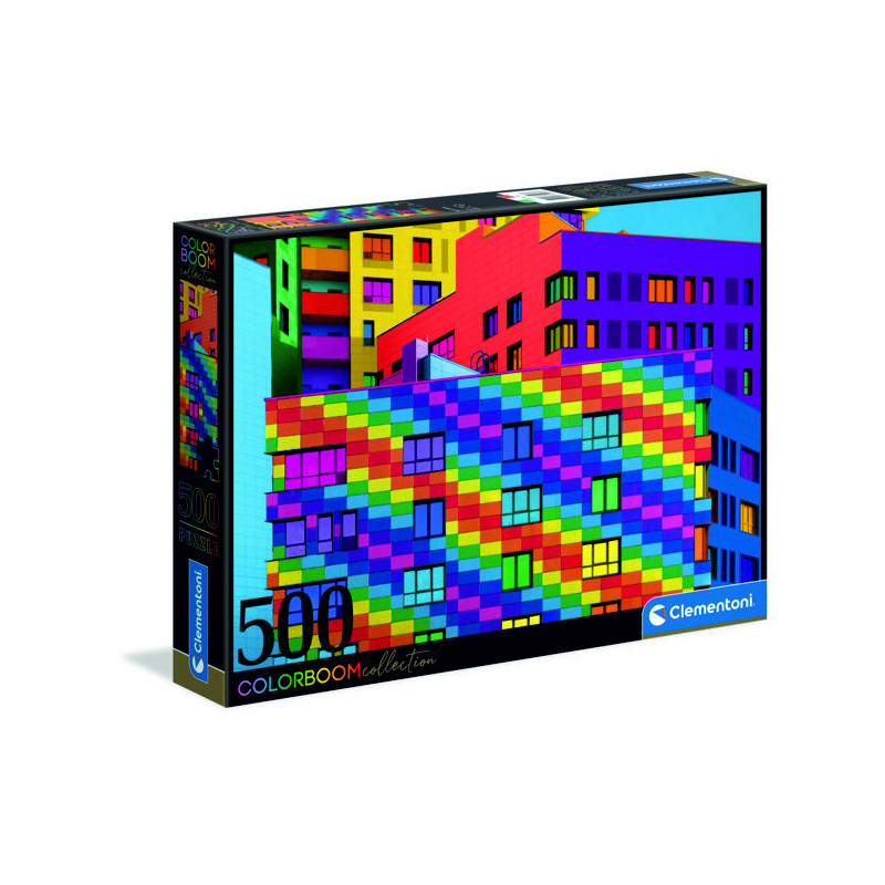 Puzzle ColorBoom Squares 500 Piezas - Explora la Creatividad en Cada ...