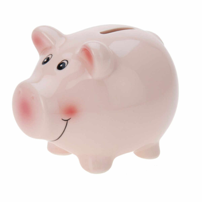 Hucha cerdito ceramica 11x9x9cm - hipergol.com