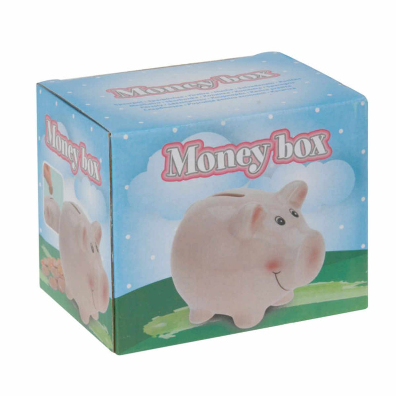 Hucha cerdito ceramica 11x9x9cm - hipergol.com