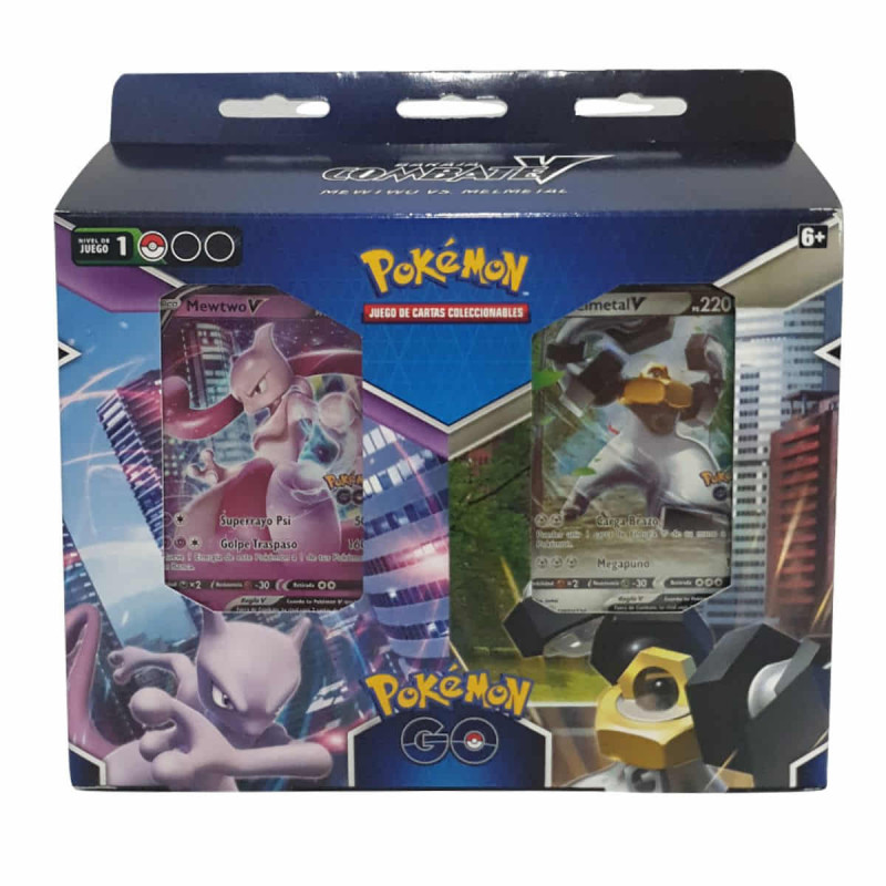 Juego de cartas coleccionables pokémon go mewtwo vs melmetal - hipergol.com