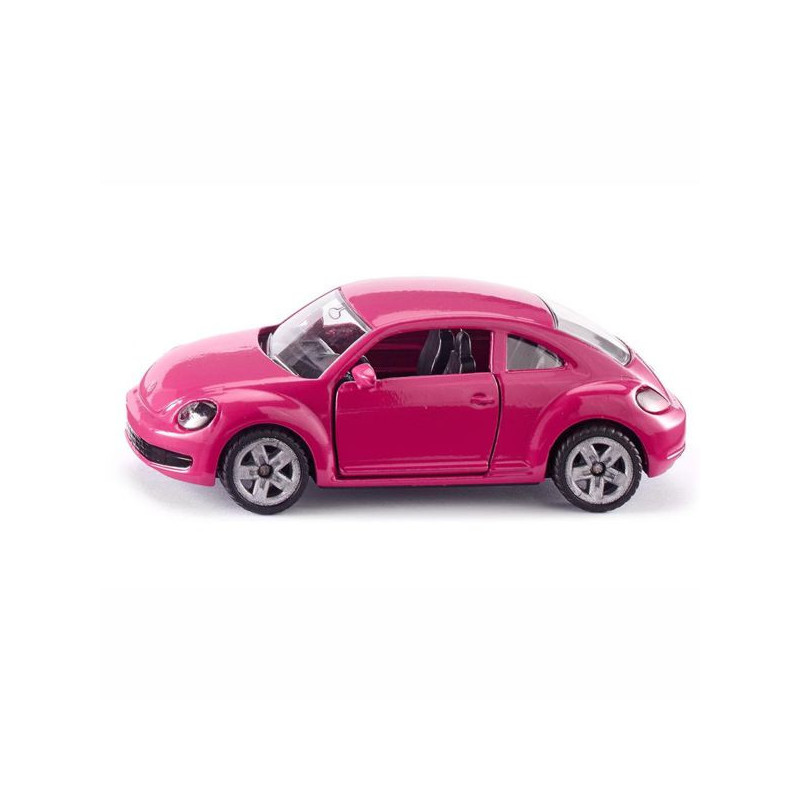 VW Beetle rosa siku 7,8 cm con flores - hipergol.com
