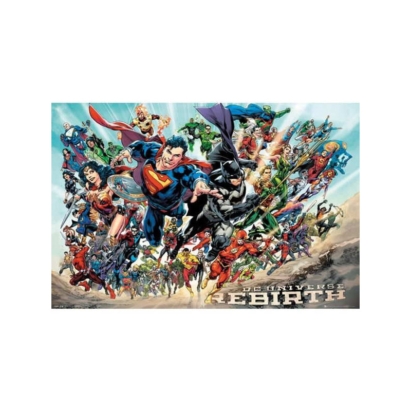 Poster dc comics dc universe rebirth - hipergol.com