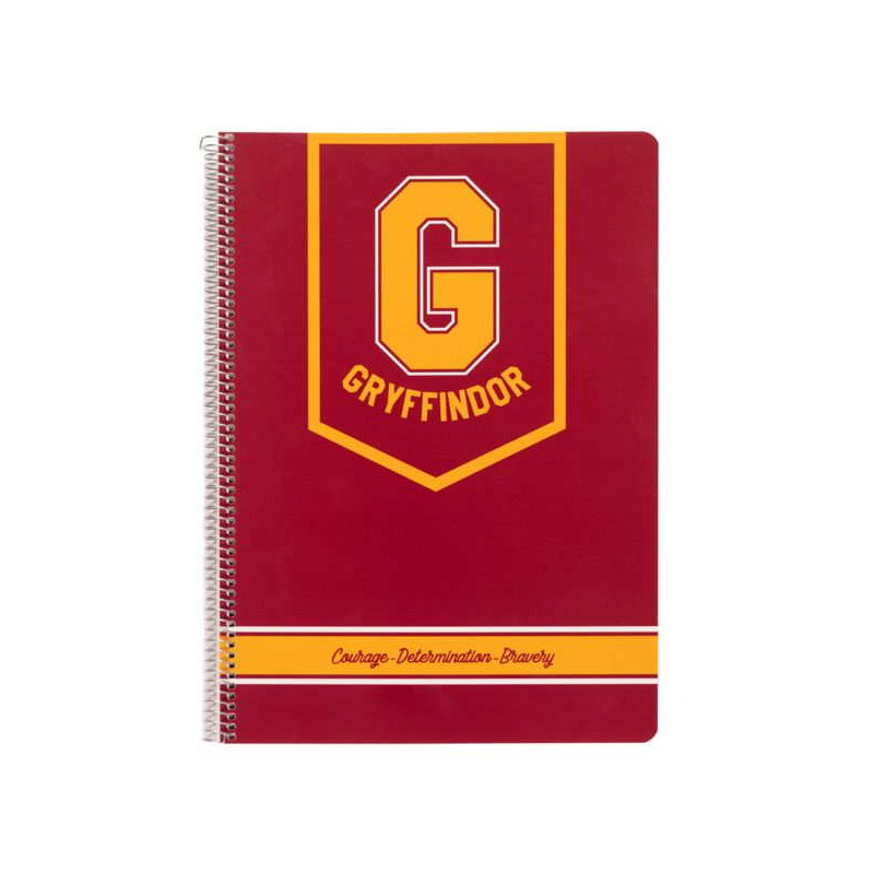 Cuaderno Gryffindor A5 Harry Potter: Valiente Escritura - hipergol.com