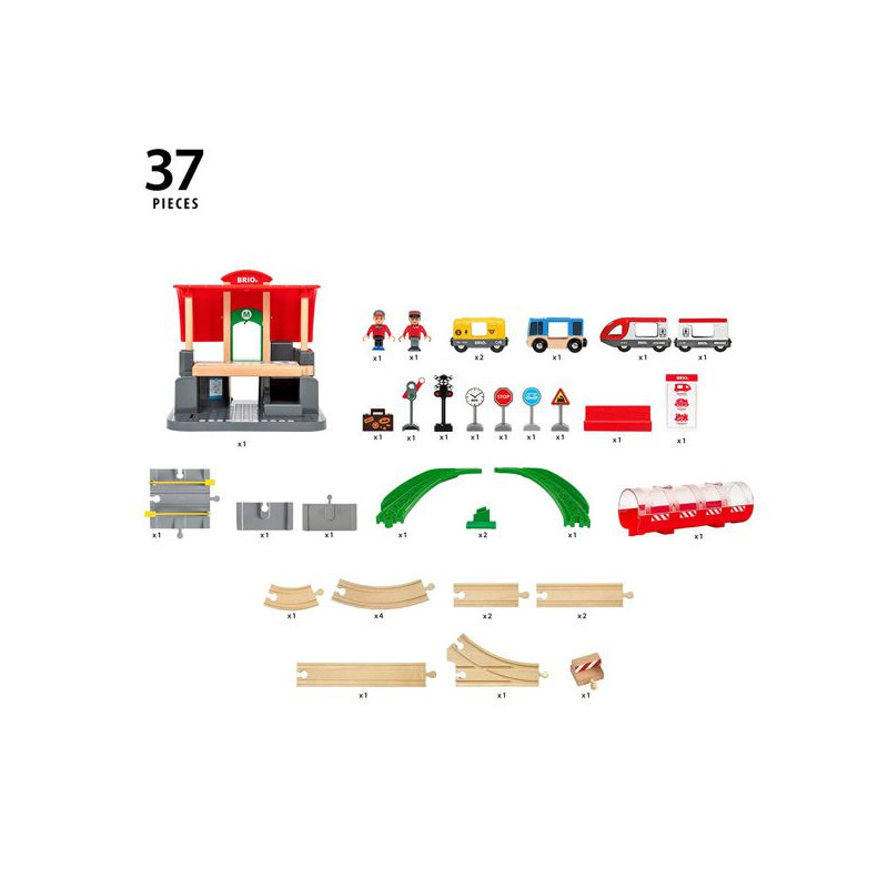 Set con estación central brio (33989) - hipergol.com