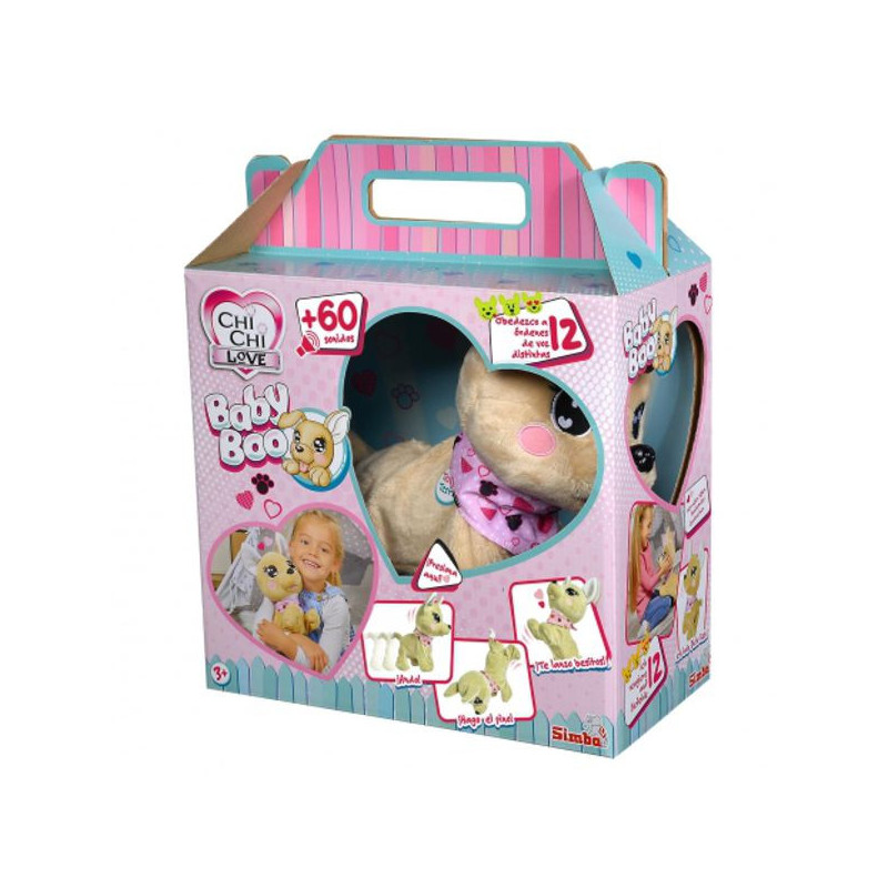 Chi Chi Love Baby Boo 30cm: Perrito Interactivo Simba - hipergol.com