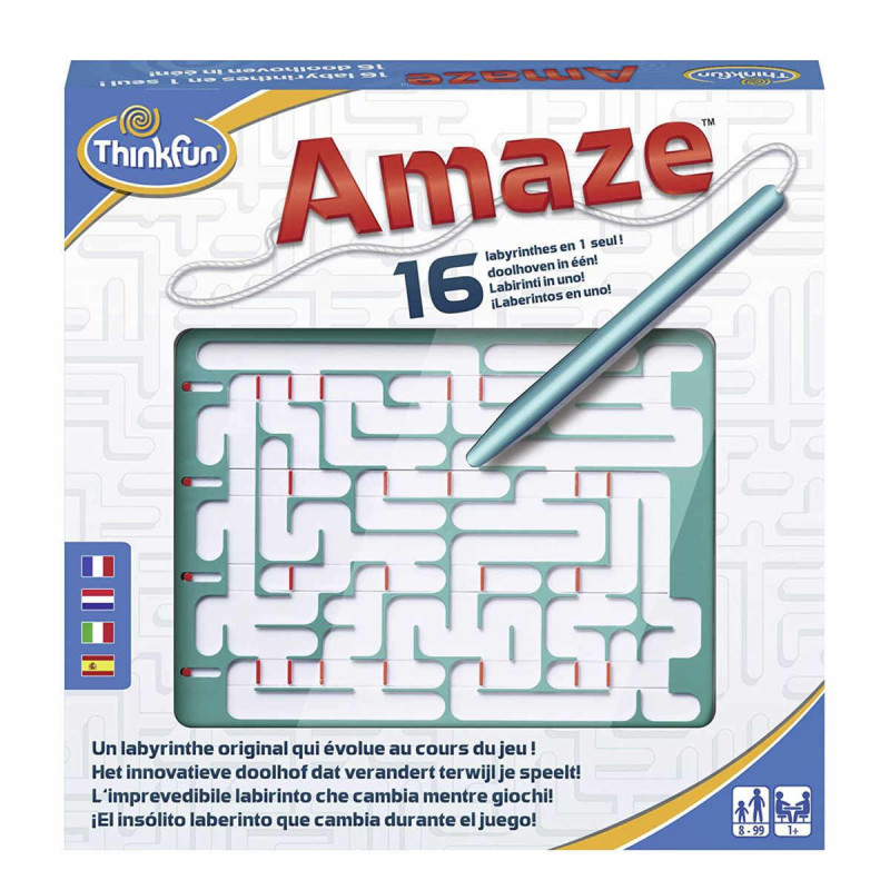 Juego Amaze ThinkFun - El Reto Laberíntico Definitivo - hipergol.com