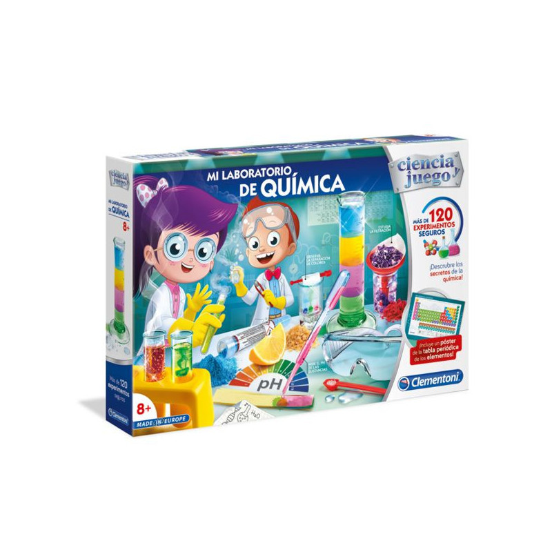 Juego mi laboratorio de química clementoni - hipergol.com
