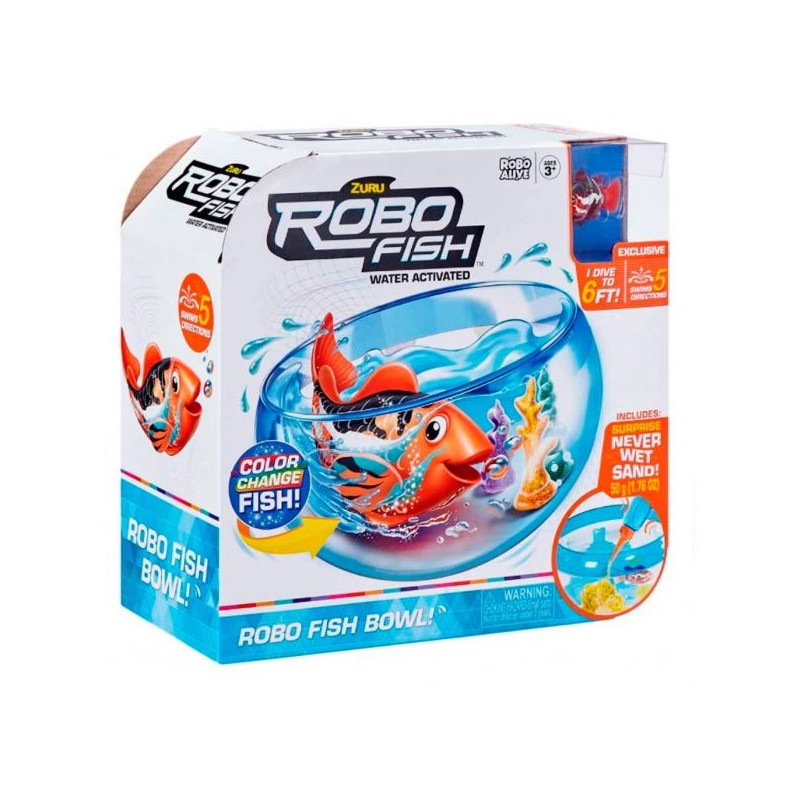 Pecera robofish con pez robótico robofish de regalo - hipergol.com