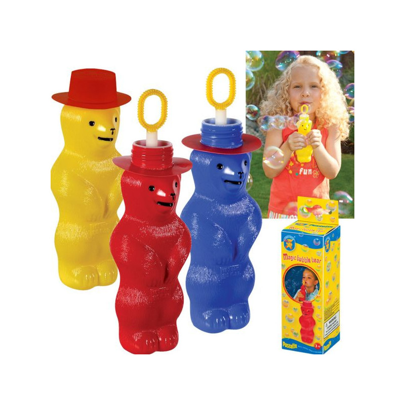 Pustefix Oso Mágico Lanza Pompas 180ml - Diversión Asegurada - hipergol.com