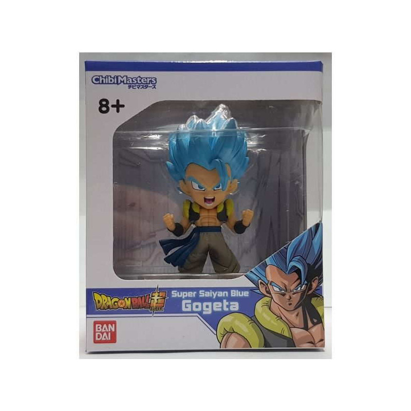 Figura Gogeta Super Saiyan Blue: Chibi Masters de Bandai, Fusión Épica ...