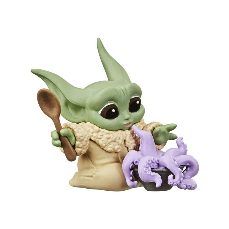 Grogu Comiendo Tentáculos - Hasbro Serie 3 Mandalorian - hipergol.com