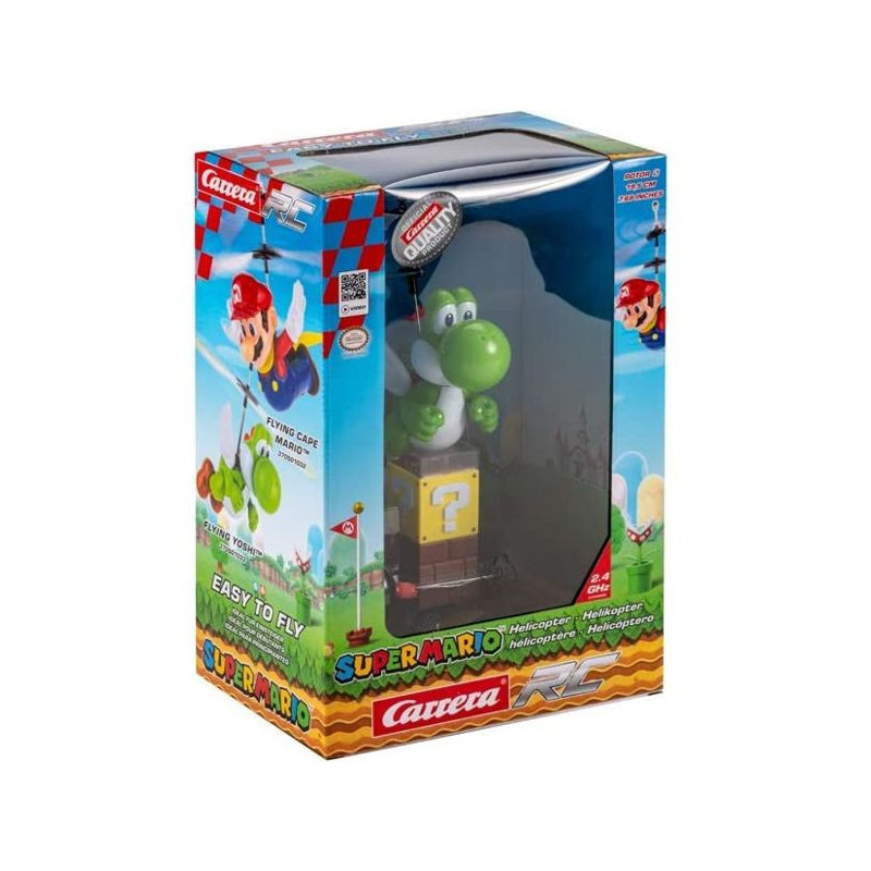 Helicóptero RC Flying Yoshi Super Mario Carrera - hipergol.com