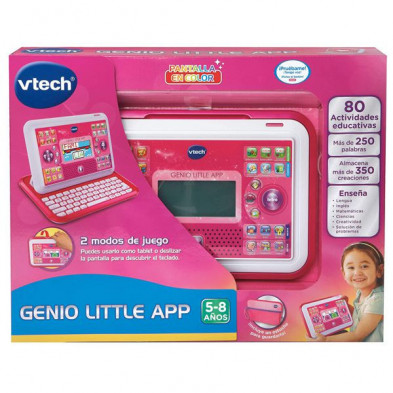 Ordenador educativo genio little app rosa vtech - hipergol.com
