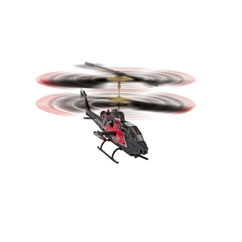 Helicóptero RC Red Bull Cobra Carrera con control automático - hipergol.com