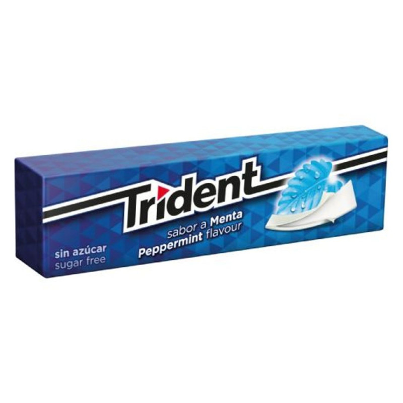 Trident Menta - Caja con 24 Unidades - Frescura duradera | hipergol.com
