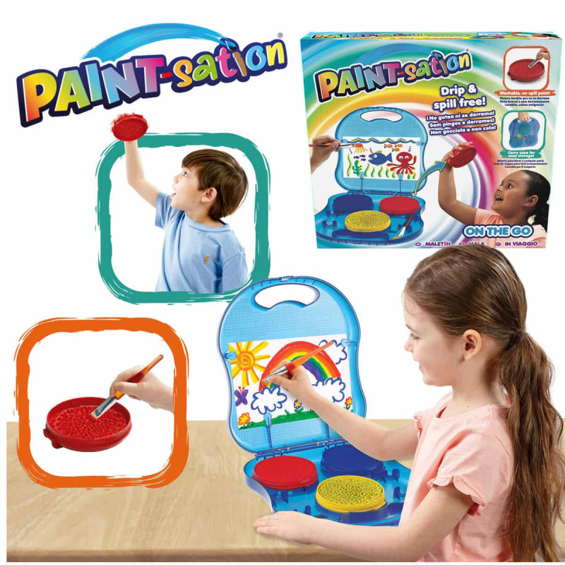 Paint-sation Maletín: Arte Portátil para Niños - hipergol.com