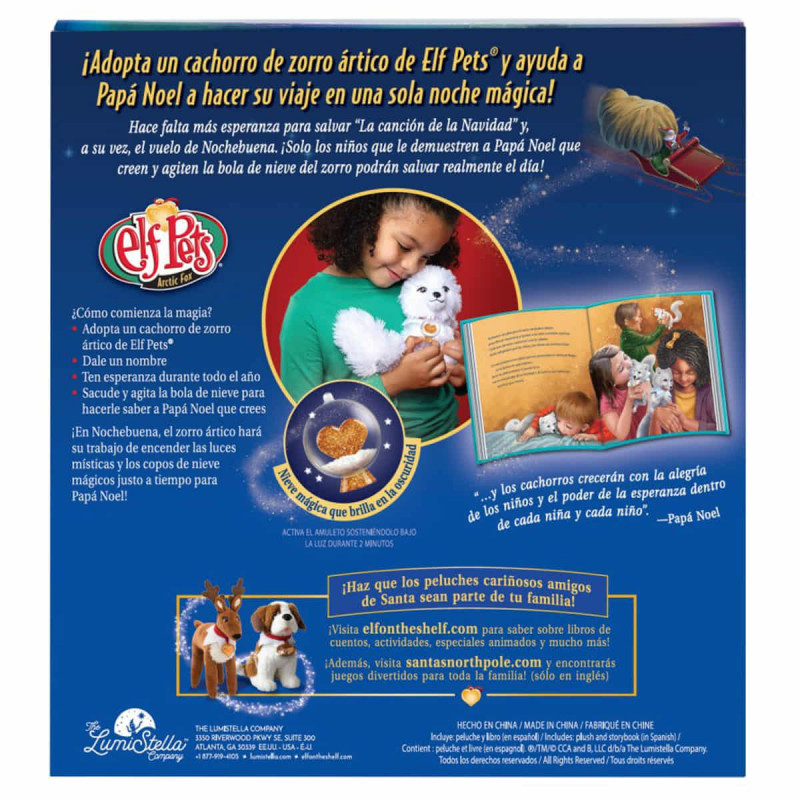 Peluche zorro y cuento - the elf on the shelf - hipergol.com