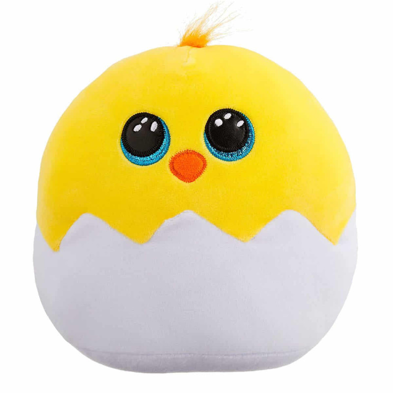Peluche squish popper yellowchick ty 25cm - hipergol.com