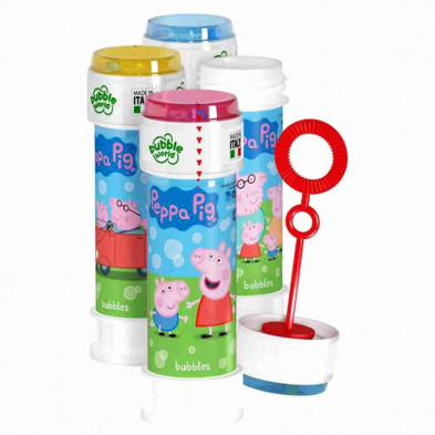 Pompero Peppa Pig 60ml - Pack de 36 Unidades Burbujeantes - hipergol.com