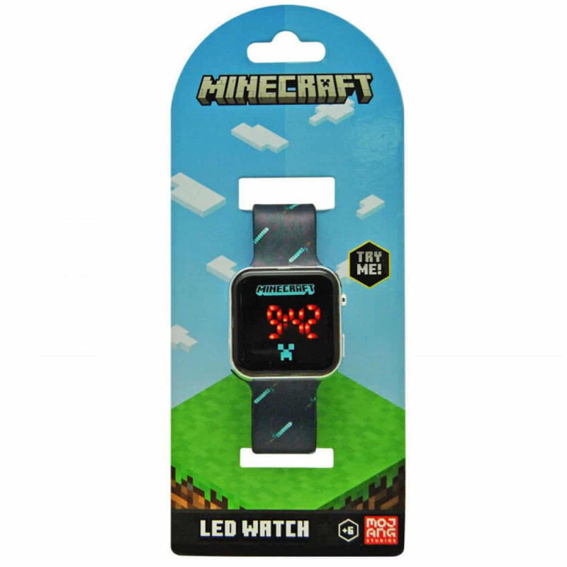 Reloj Minecraft LED - Estilo y Aventura Digital - hipergol.com