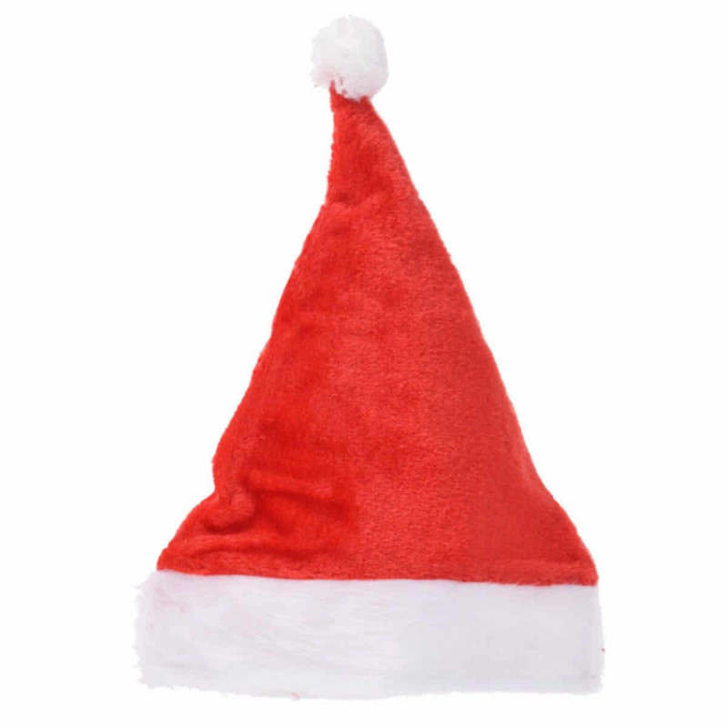 Gorro Papá Noel Rojo 40x30 cm – Clásico y Suave - hipergol.com